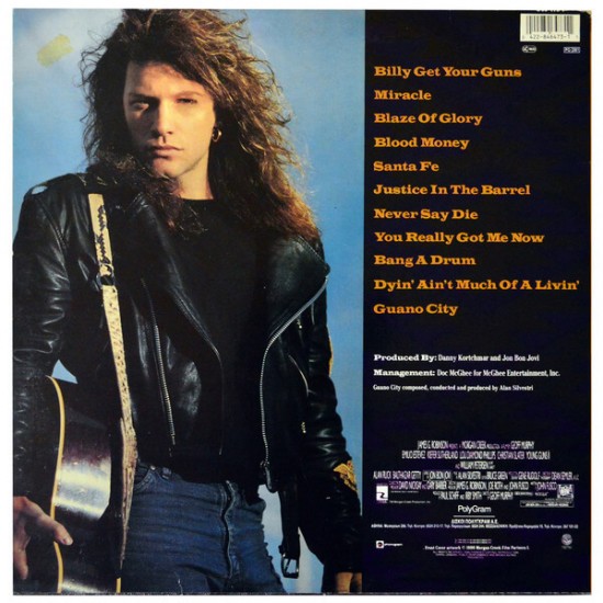 Jon Bon Jovi - Blaze Of Glory - 1990 I Plak Sesi